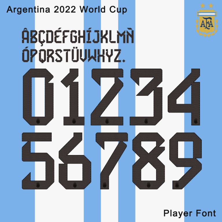 MLS 2022-2023 Kit Font - Player Font
