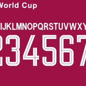 Brazil 2022 World Cup Font - Player Font