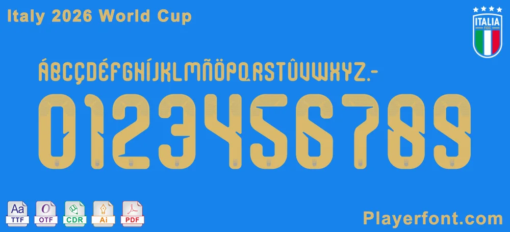 Bayern München 2025-26 Kit Font Download-High quality vector